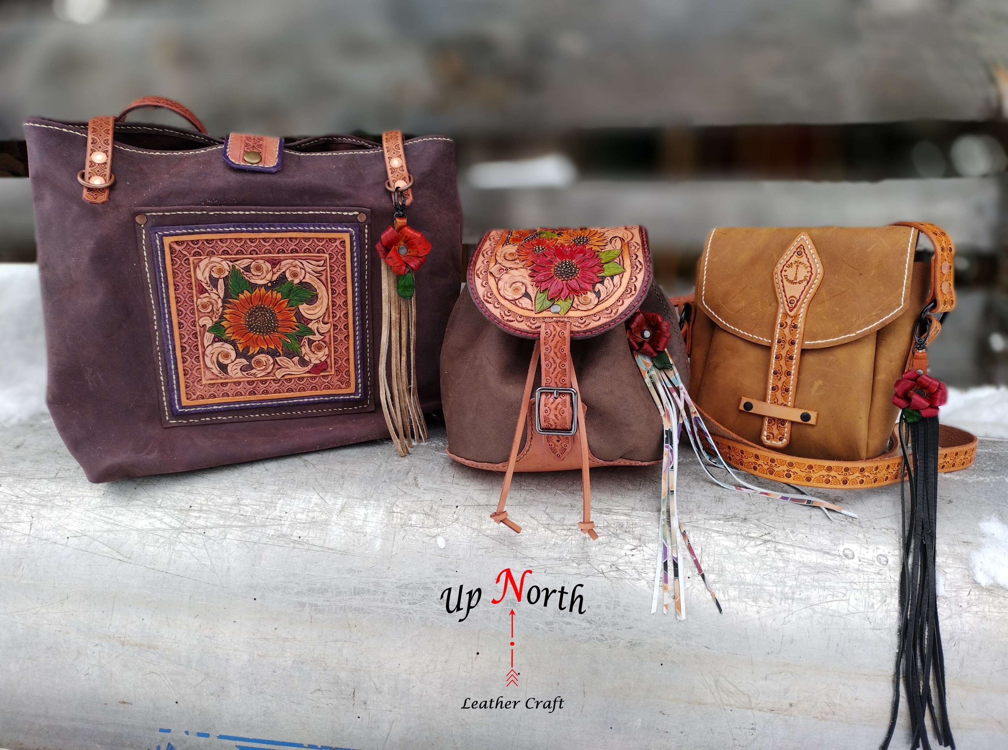 Handmade Leather Purses – Up North Leather Craft